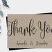 Rustic Thank You Card Template, Printable Thank You Card, Editable ...