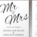 Mr & Mrs Printable Wedding Program Template, Black + White Ceremony ...