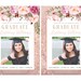 Rose Gold Glitter Graduation Invitation Template Graduation | Etsy
