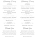 Mr & Mrs Printable Wedding Program Template, Black White Ceremony ...