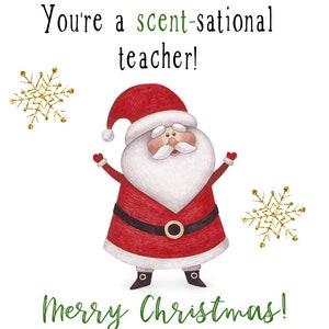 Printable Christmas Gift Tag Template for Teacher Merry Christmas ...