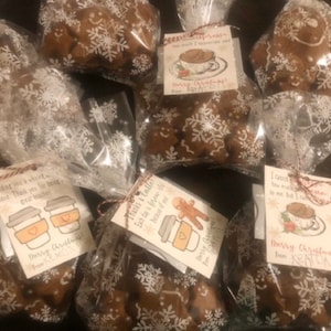 Teacher Gift Tag Template for Christmas Appreciation Gift Tag Coffee ...