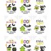 Monster Halloween Gift Tag Template Set Printable Trunk or - Etsy