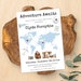 World Map Invitation Template, Adventure Awaits Going Away Party Invite ...