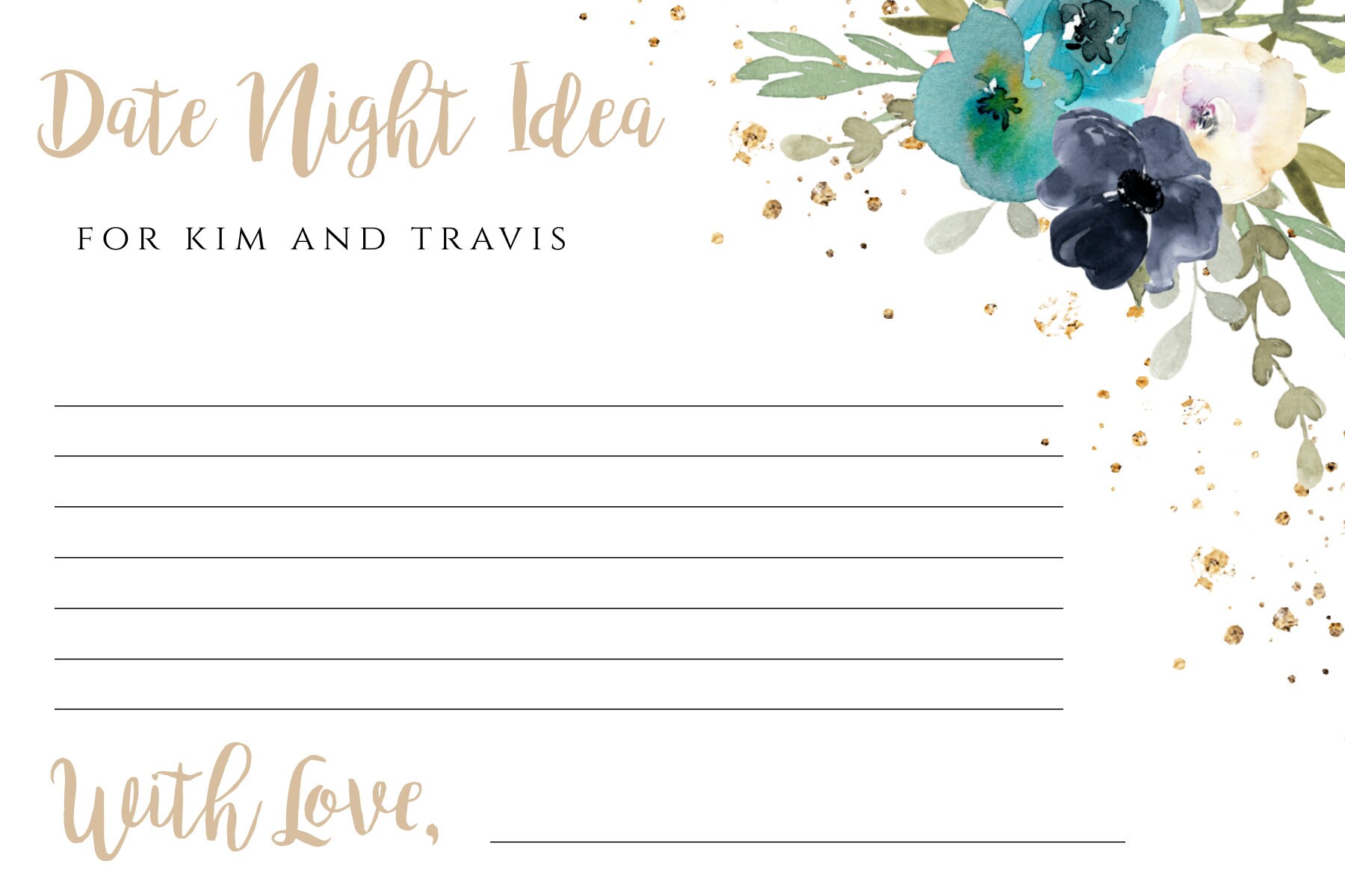 Traveling From Miss to Mrs Date Night Ideas Wedding Shower | Etsy