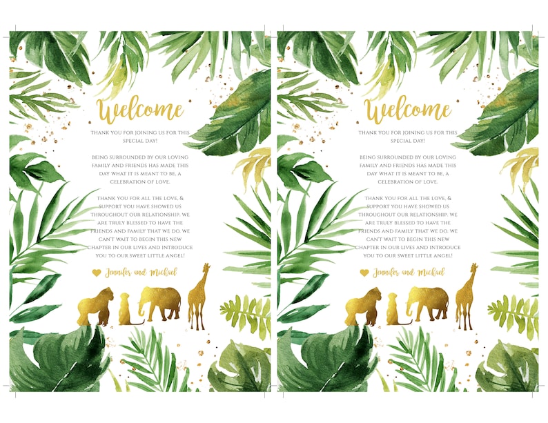 baby-shower-itinerary-template-printable-safari-itinerary-etsy
