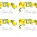 Lemon Thank You Card Template, Thank You Note Printable, Editable Card ...