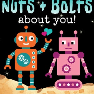 Robot Valentines Day Card Template, Robot Valentines Cards for Kids ...