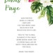 Hawaiian Funeral Program Template, Funeral Printable, Tropical Memorial ...