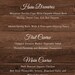 Rustic Wedding Menu With String Lights Template Printable - Etsy