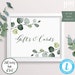 Greenery Gifts & Cards Sign Template Cards Gifts Sign - Etsy