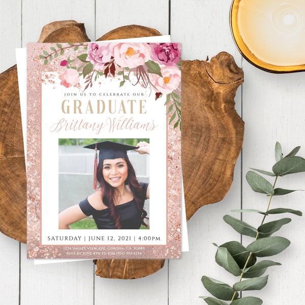 College Graduation Invitations - Etsy