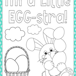 Easter Coloring Pages for Kids, 10 Page Coloring Printable Template ...