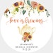 Love is Brewing Fall Favor Tag Printable Template Stickers | Etsy