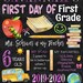 Back to School Template for Girl - Any Age, Editable First Day of ...