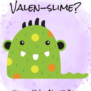 Monster Valentines Day Card Template, Monster Valentines Cards for Kids ...