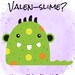 Monster Valentines Day Card Template, Monster Valentines Cards for Kids ...