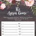 The Apron Game, Bridal Shower Game, Bridal Shower Instant Download ...