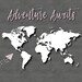 Adventure Awaits World Map Template Printable Pink Wall Art - Etsy
