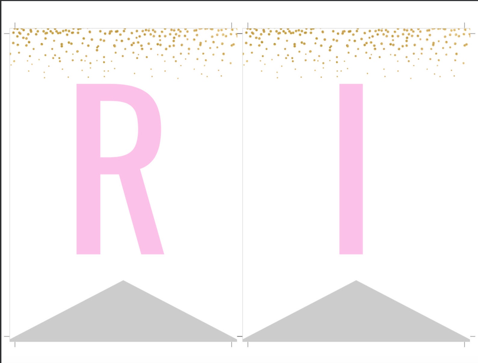 Baby Sprinkle Banner Template Sprinkled With Love Decor Sign | Etsy