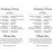 Simple Wedding Program Template, Cursive Script Printable Program, Instant Download, DIY ...
