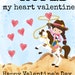 Cowgirl Valentines Day Card Template, Western Valentines Cards for Kids ...