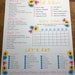 Family Weekly Routine Template Spring Theme Editable Weekly - Etsy