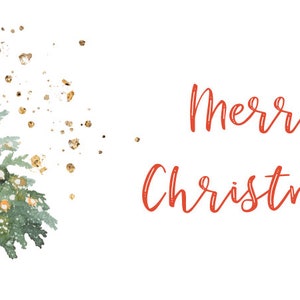 Merry Christmas Treat Topper Template, Editable Christmas Favor Tag ...