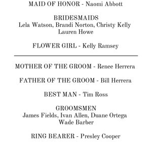 Mr & Mrs Printable Wedding Program Template, Black + White Ceremony ...