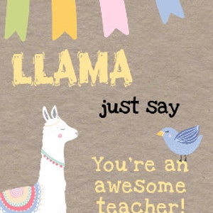 End of the Year Teacher Gift Tag Template, Teacher Appreciation Favor ...