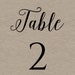 Rustic Table Number Template With String Lights Printable - Etsy