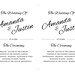 Simple Wedding Program Template, Cursive Script Printable Program, Instant Download, DIY ...