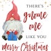 Gnome Gift Tag Template, Teacher Gift Tag for Christmas Appreciation ...