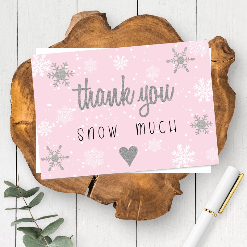 Thank You Snow Much - Etsy