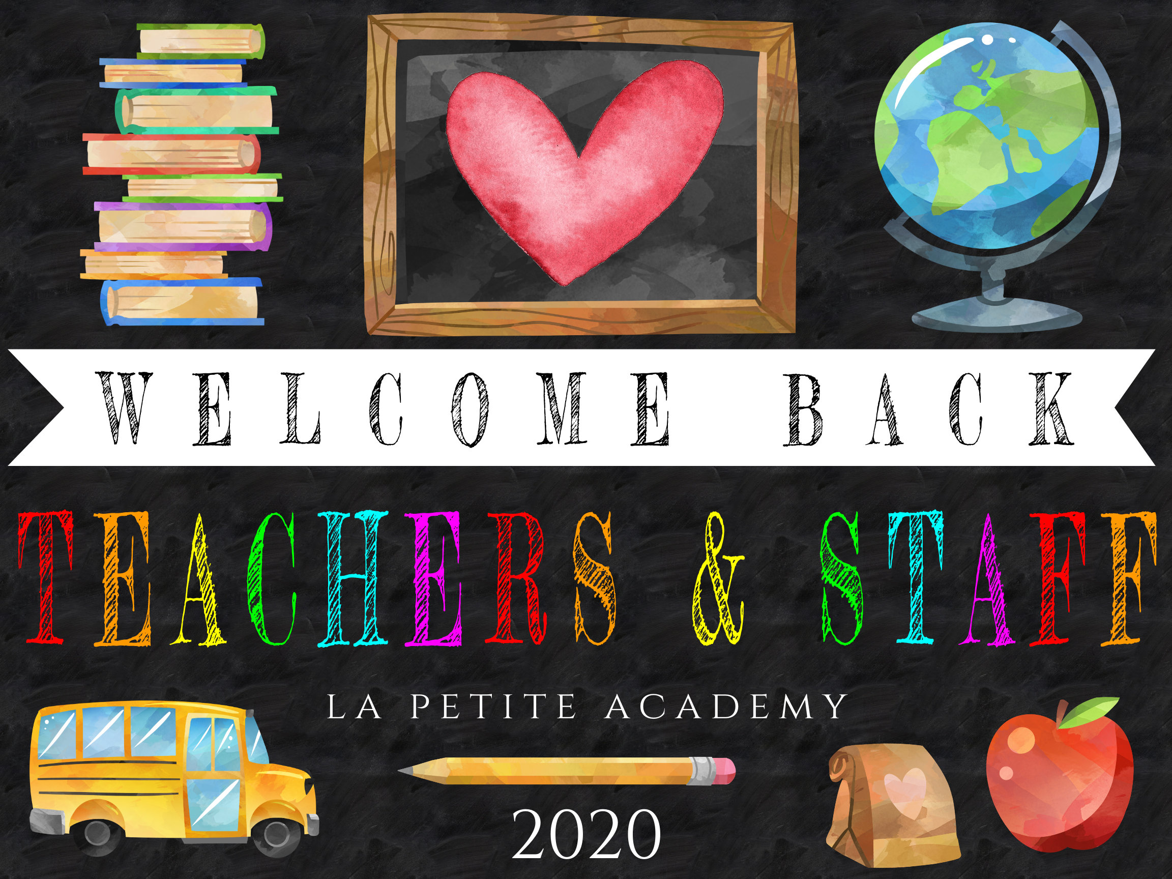 Welcome Back Teachers and Staff Yard Sign Template Teacher - Etsy