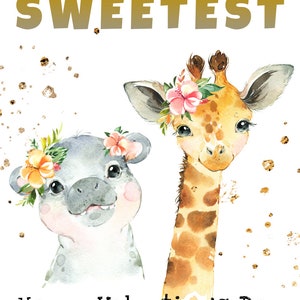 Jungle Valentine Card Template, Safari Valentines Cards for Kids ...