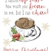 Teacher Gift Tag Template for Christmas Appreciation Gift Tag Coffee ...