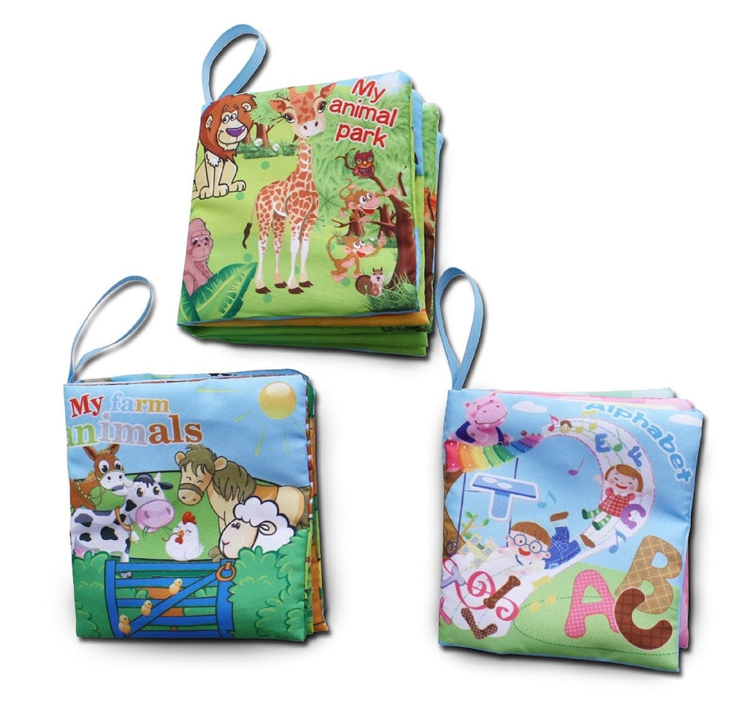Toddler Activity Educational Toy Early Learning Cloth Books - Etsy