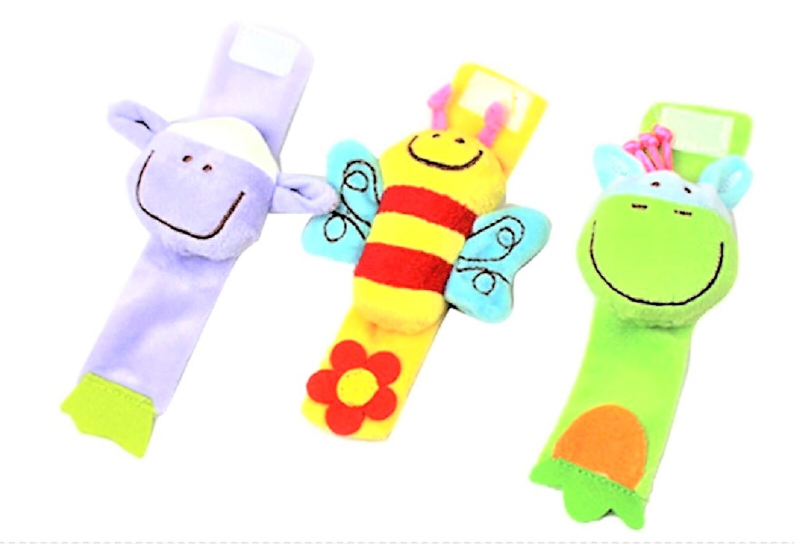 Hand Wrist Baby Toys Soft Infant Strap Rattles Developmental Toys ...