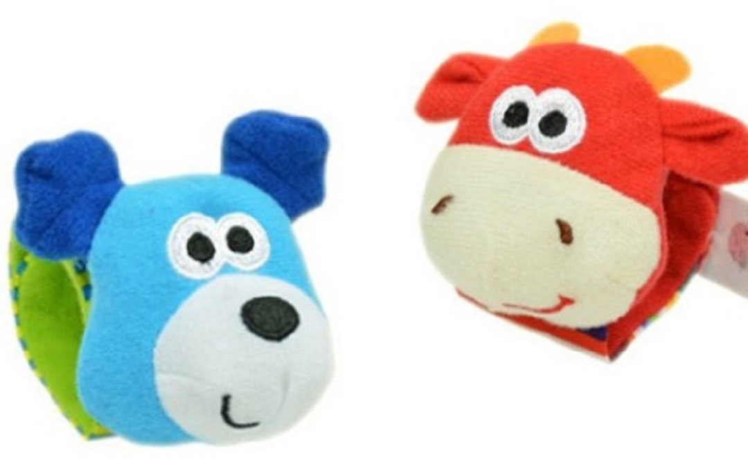 Hand Wrist Baby Toys Soft Infant Strap Rattles Developmental - Etsy