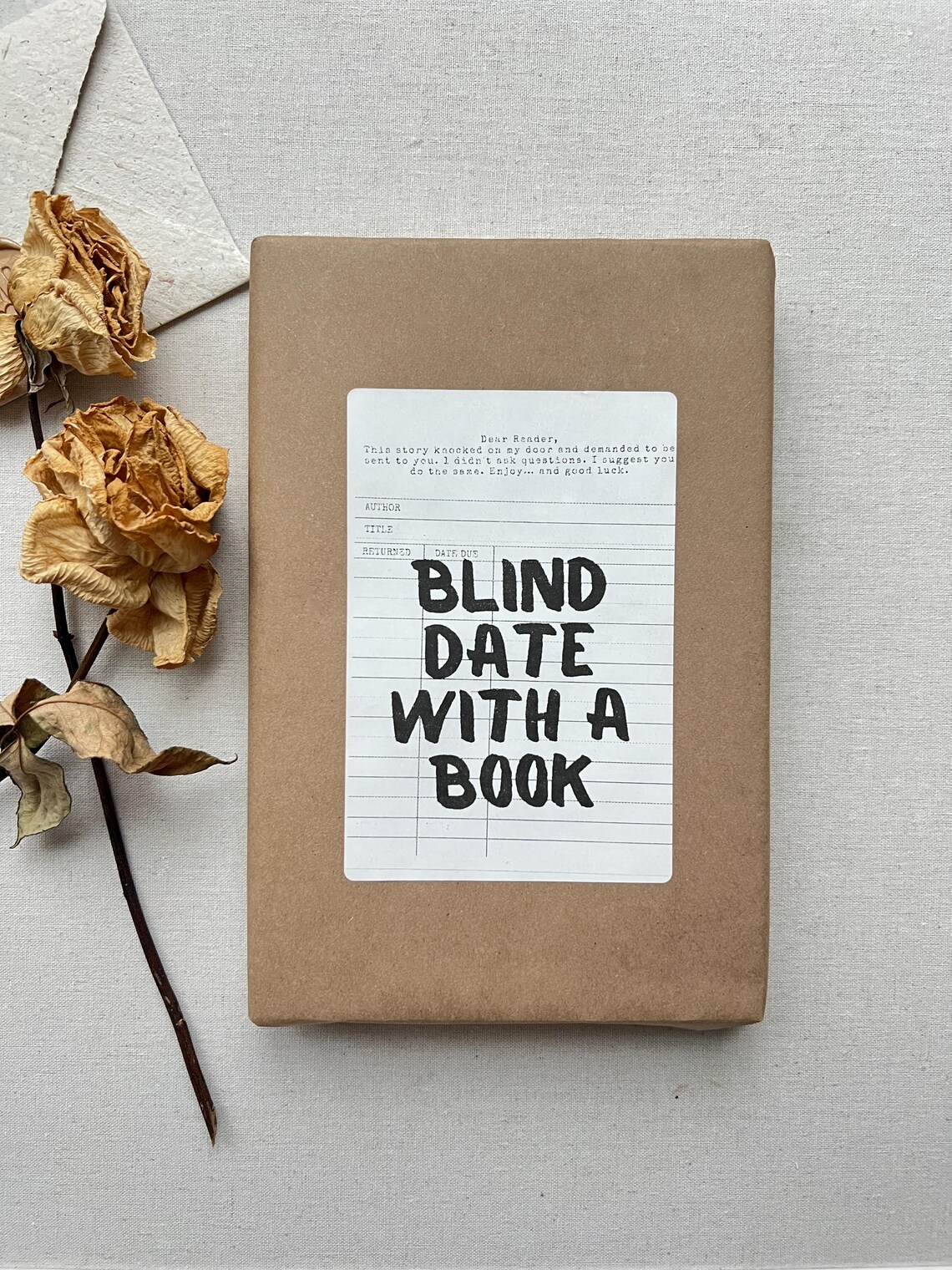 Blind Date With a Book | Bookish Gifts | Customizable | One of a Kind ...