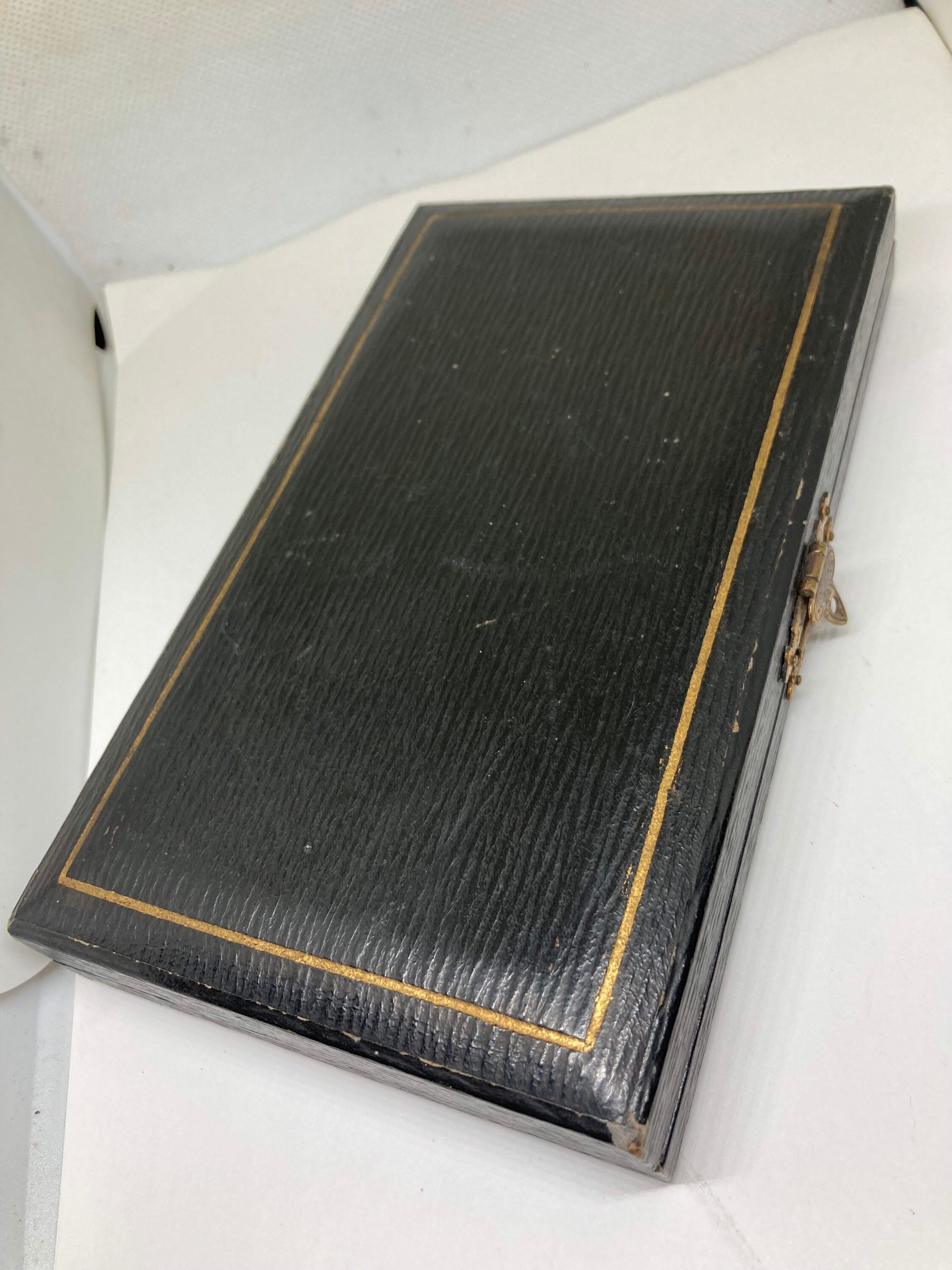 1908 William Manton Sterling Silver 5piece Hallmarked Manicure Set in ...