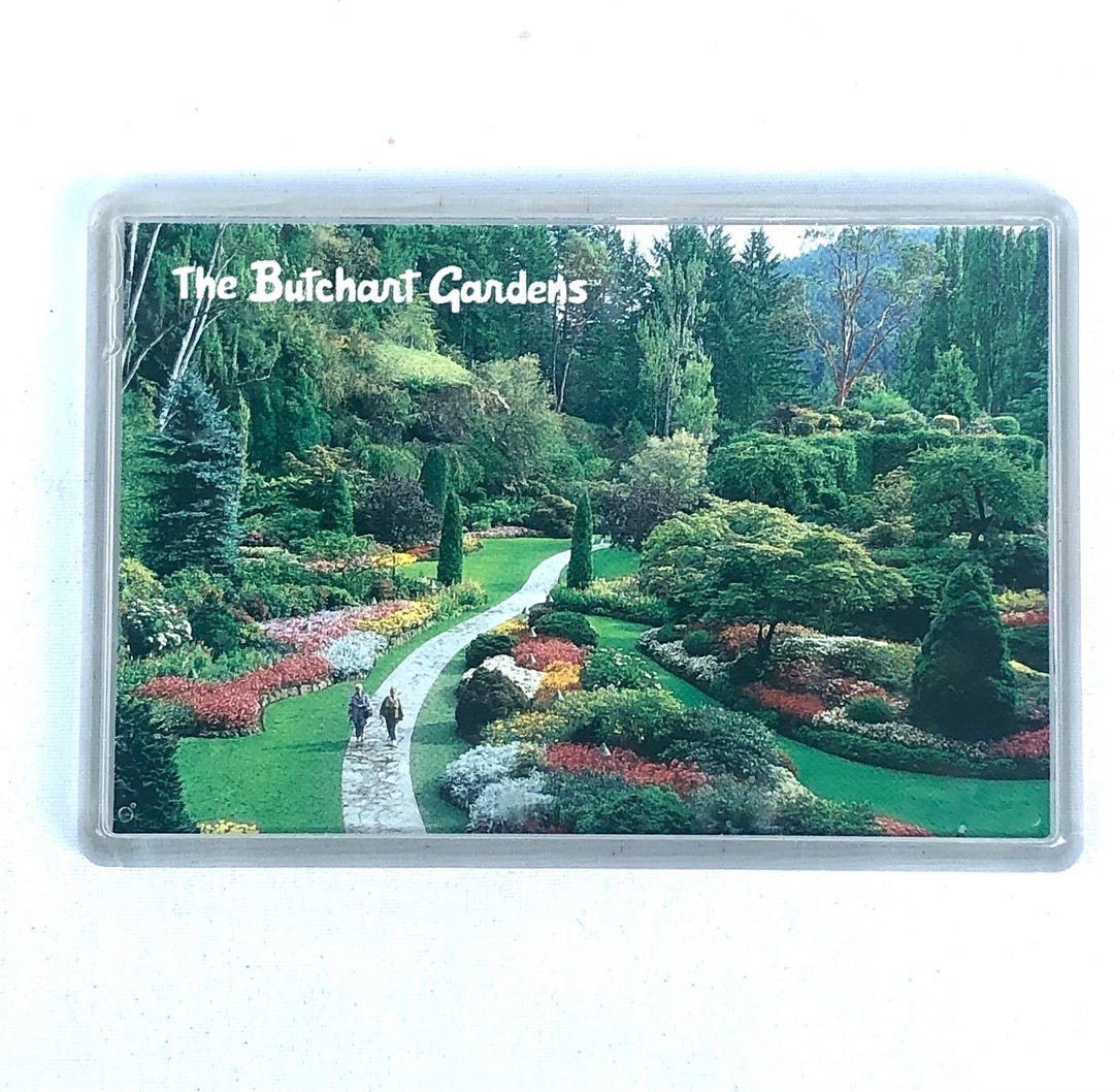 The Butchart Gardens ~ British Columbia Canada ~ Refrigerator Magnet ...