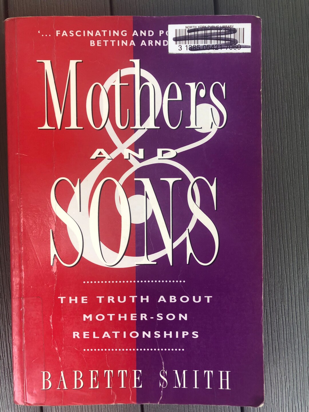 Vintage Book “mothers and Sons” the Truth About Mother-son ...