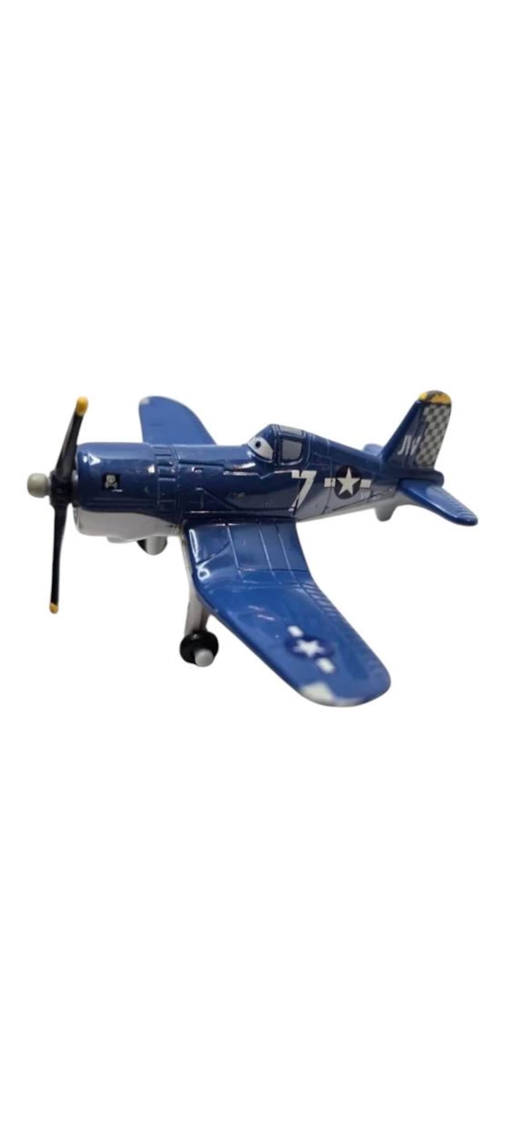 Disney Pixar Planes #7 Skipper Riley Die-cast Plane Toy Aircraft JW VF ...