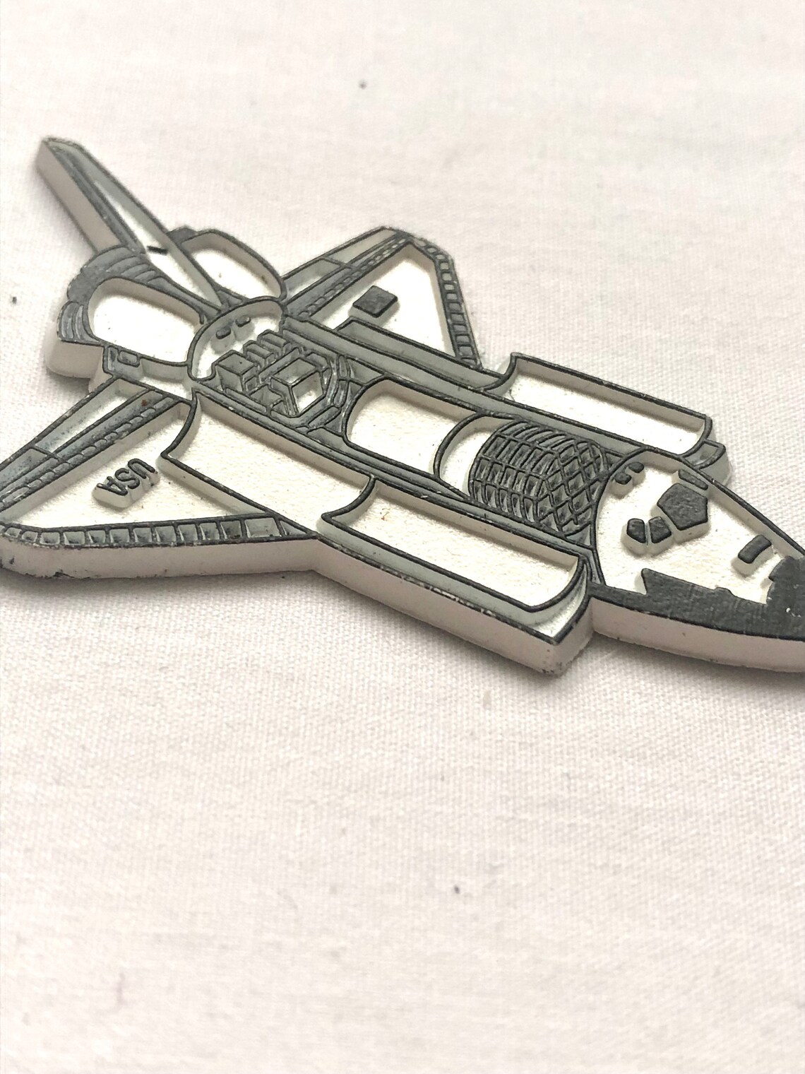 Vintage NASA Space Shuttle fringe Magnet - Etsy