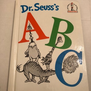 Vintage Dr.seuss’s ABC , Beginner Book , 1963 Hardcover Book... - Etsy