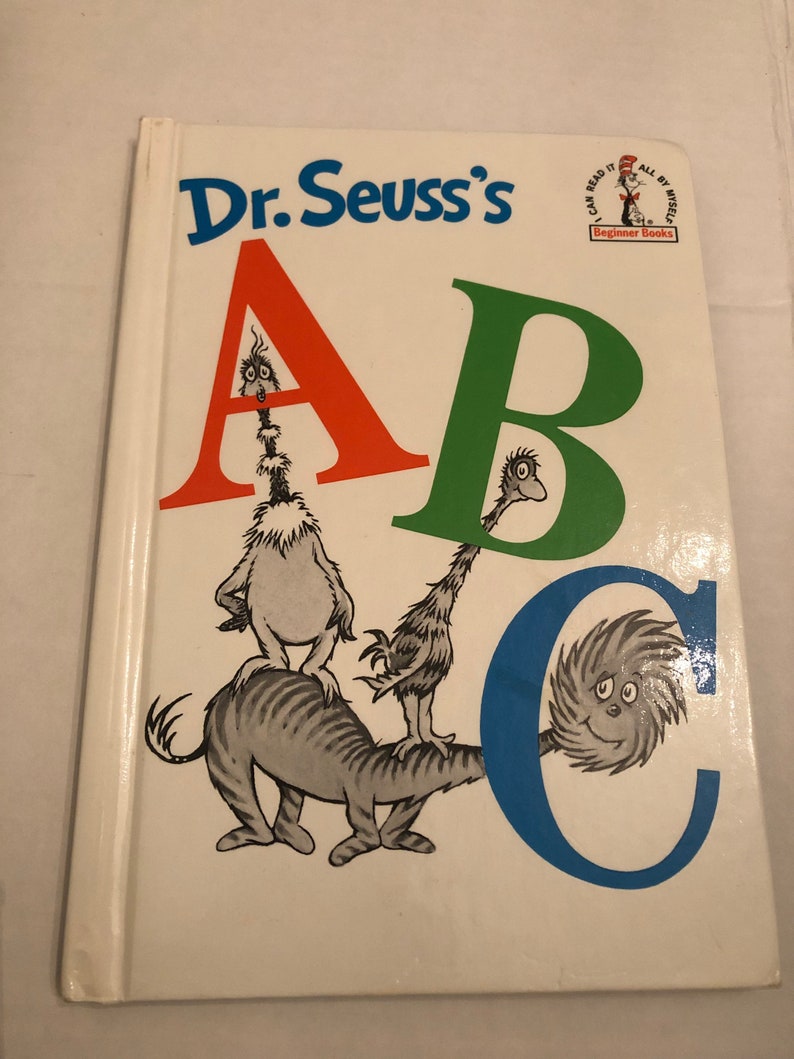 Vintage Dr.seusss ABC , Beginner Book , 1963 Hardcover Book... - Etsy