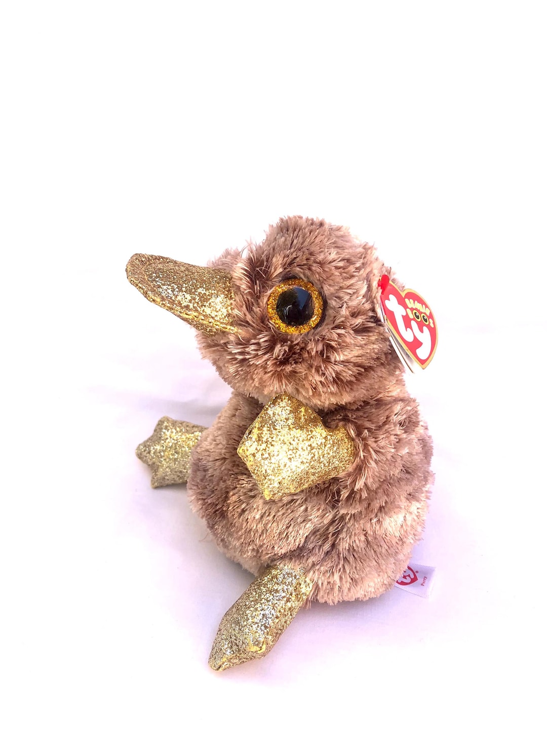 Ty Beanie Boo, perry Brown & Gold Platypus - Etsy