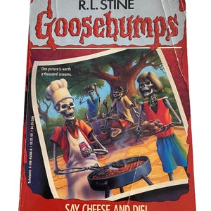 Goosebumps #4 ~ Say Cheese and Die ~ by R.L. Stine ~ Vintage Paperback ...